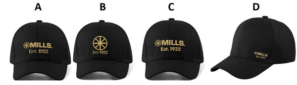 Mills 100th Anniversary Black Cap - Since 1922! – MillsAutoGear.com